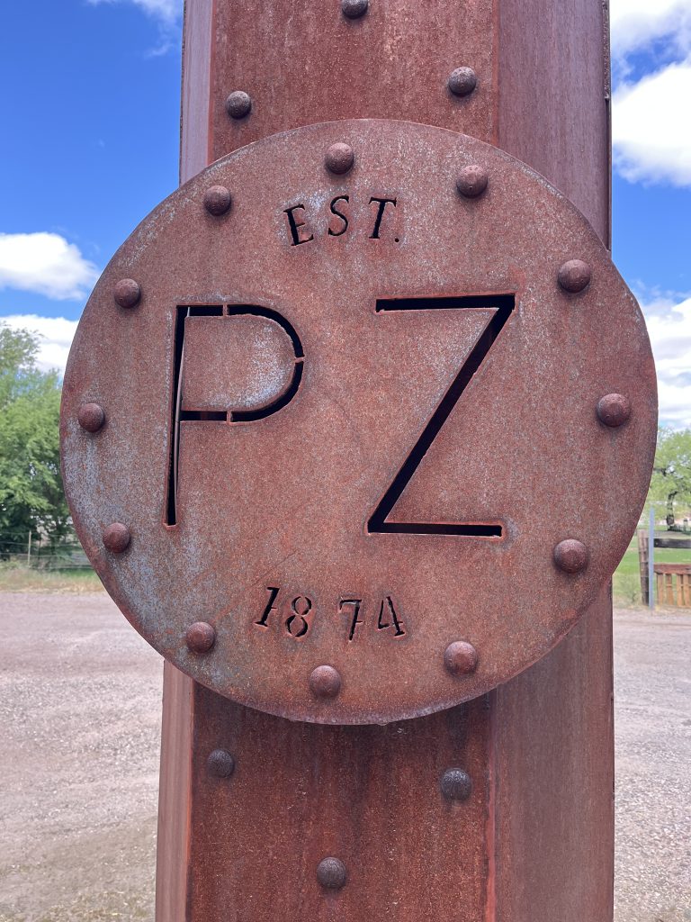 Steam Pump Ranch Entrance Sign PZ Plaque Close Up - Oro Valley ...
